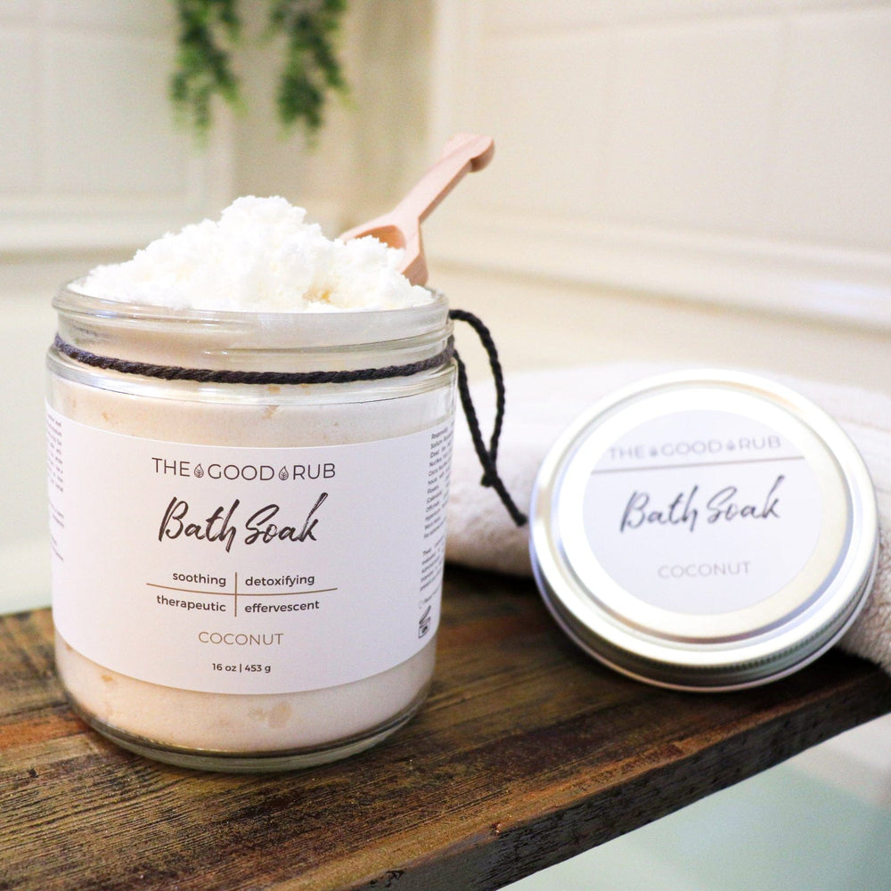 Coconut Bath Soak | Organic Bath Soak | The Good Rub