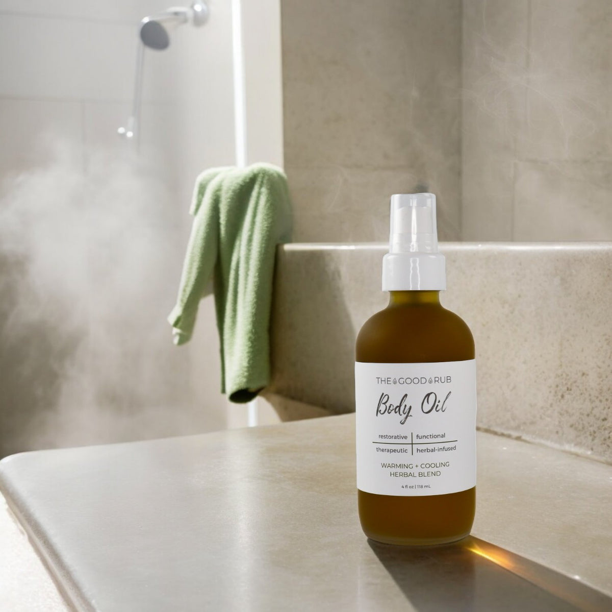 Warming + Cooling Body Oil - The Good Rub