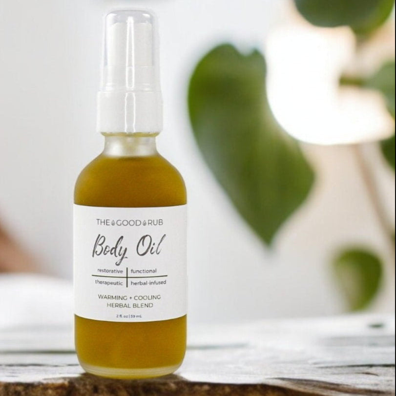 Warming + Cooling Body Oil - The Good Rub